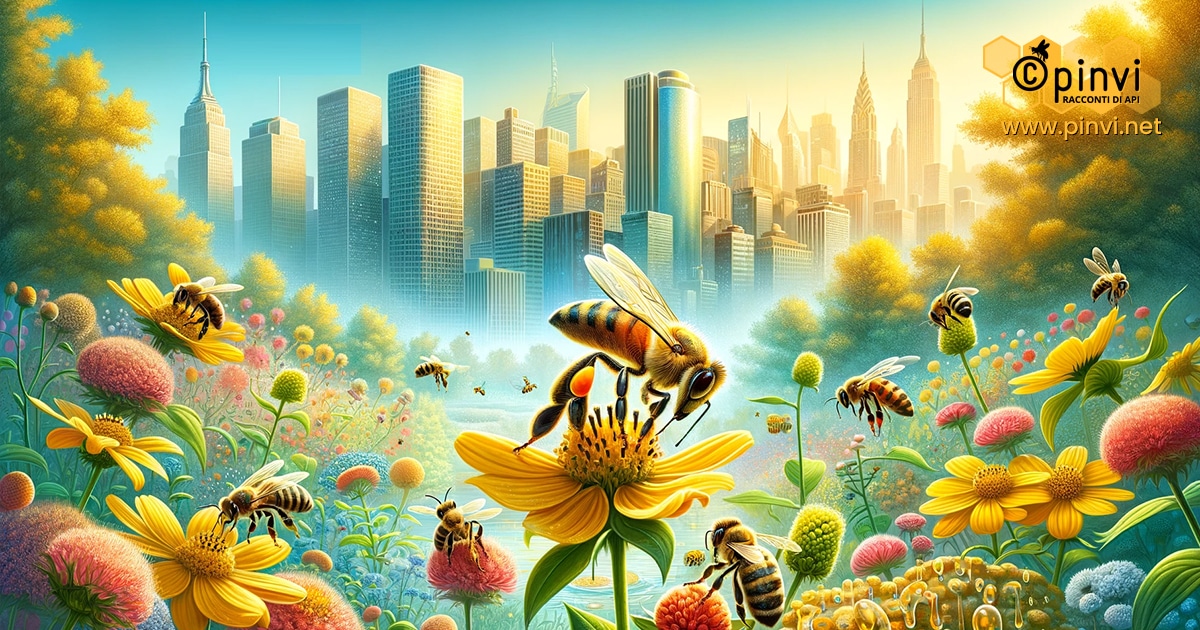 In città più pesticidi e meno metalli pesanti: lo rivelano le api • Pinvi